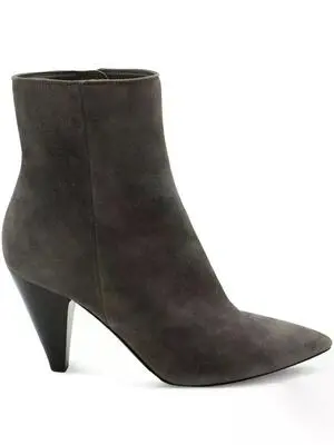 Women's Suede Pointed Toe Ankle Boots