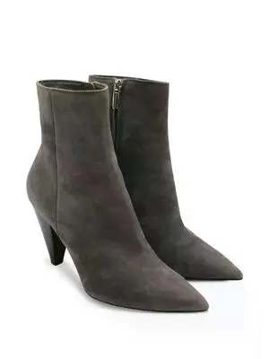 GIANVITO ROSSI Pointed-toe Suede Ankle Boots