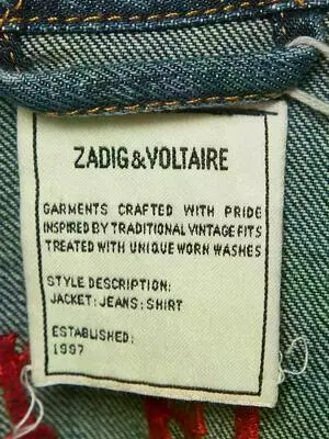 Zadig&Voltaire Embroidered Denim Jacket
