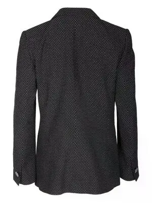Giorgio Armani Polka-dot Single-breasted Blazer