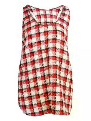 N°21 Plaid Racerback Top