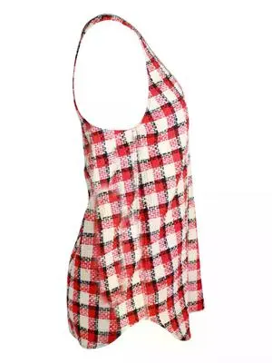 N°21 Plaid Racerback Top