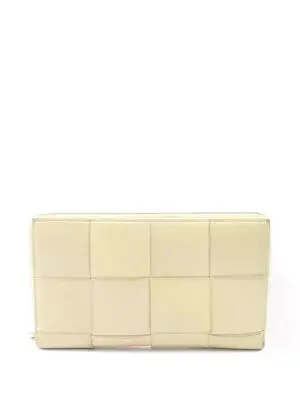 Bottega Veneta 2000s Intrecciato Zip Wallet - Neutrals