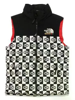 Gucci X The North Face Interlocking-g Gilet - Black