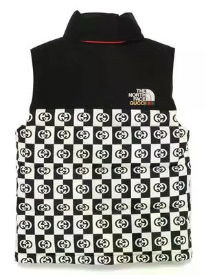 Gucci X The North Face Interlocking-g Gilet - Black
