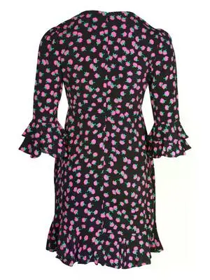 Diane Von Furstenberg Floral-print Mini Dress