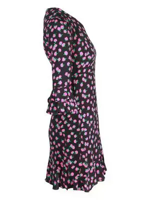 Diane Von Furstenberg Floral-print Mini Dress