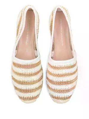 Ermanno Scervino Striped Espadrilles