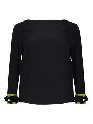 Prada Embellished-cuff Blouse