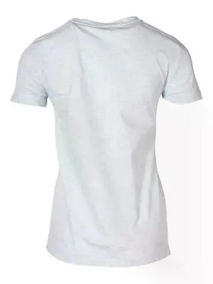 Max Mara Logo-embroidered T-shirt - Grey
