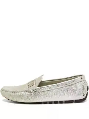 LOUIS VUITTON Metallic Loafers