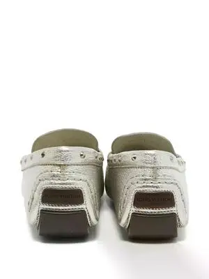LOUIS VUITTON Metallic Loafers