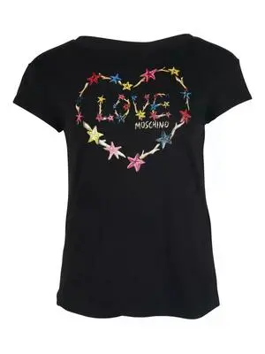 Boutique Moschino Straight Hem T-shirts For Women