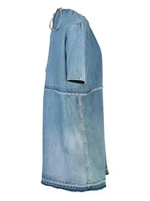 Marc Jacobs Vintage Denim Raw-edge A-line Dress