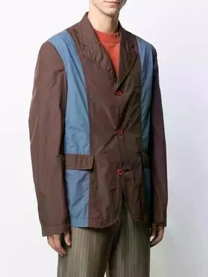 Comme Des Garçons 1990s Colour-block Single-breasted Jacket