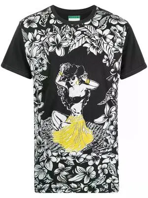 Moschino 1990s Hula Print T-shirt