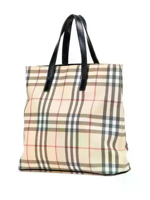 Burberry House Check Coated Canvas Tote Bag