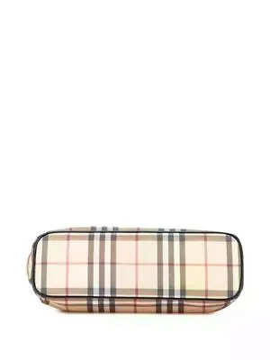 Burberry House Check Coated Canvas Tote Bag