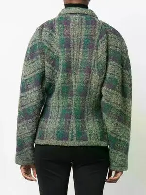 Missoni 1980s Plaid Jacket With Balloon Sleeves