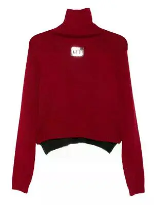 Gianfranco Ferre 2000s High-neck Wool Sweater
