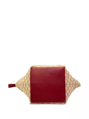 Gucci Gg Canvas Web Handbag - Brown
