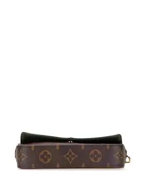 LOUIS VUITTON Monogram Felicie Strap And Go Crossbody Bag - Brown