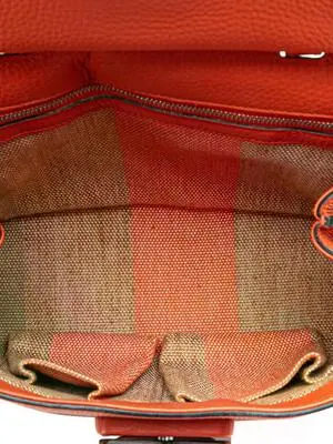 Gucci Leather Bamboo Daily Satchel - Orange