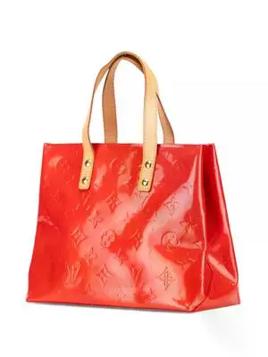 LOUIS VUITTON 2004 Monogram Vernis Reade Pm Handbag - Red