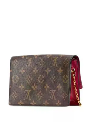 LOUIS VUITTON Monogram Flore Wallet On Chain Crossbody Bag