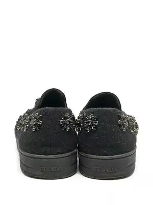 Prada Crystal-embellished Sneakers