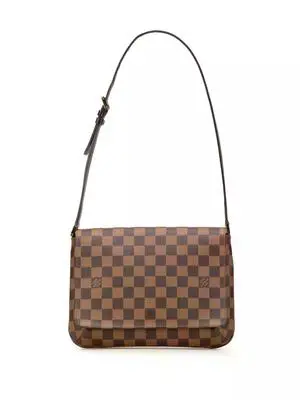 Slouchy Checkerboard Shoulder Bags