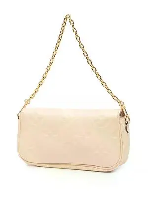 LOUIS VUITTON Monogram Empreinte Giant Ivy Wallet On Chain - Brown