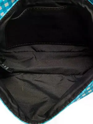 Fendi Convertible Baguette Satchel - Blue