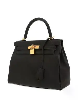 Hermès Kelly 28 Sellier Handbag - Black