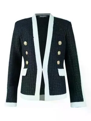 Balmain Tweed Jacket - Black