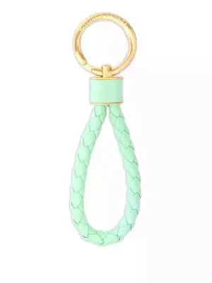 Bottega Veneta Intrecciato Keyring - Green