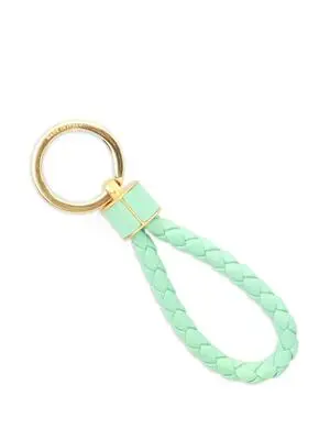 Bottega Veneta Intrecciato Keyring - Green