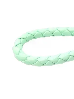 Bottega Veneta Intrecciato Keyring - Green