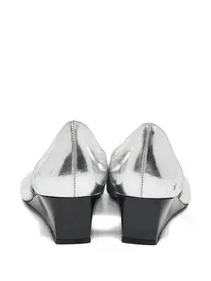 STUART WEITZMAN Peep-toe Wedge Pumps