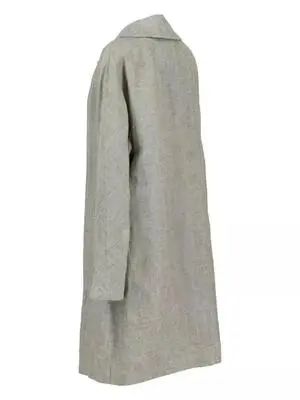 Massimo Alba Herringbone Linen Coat