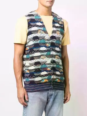 Missoni 2000s Abstract-knit Waistcoat