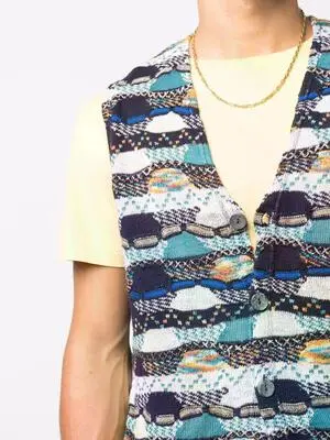 Missoni 2000s Abstract-knit Waistcoat
