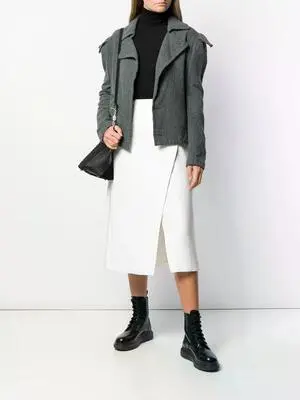 Yohji Yamamoto Elongated Back Wrap Jacket