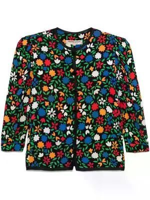 Saint Laurent Pre-owned 1960s Floral-print Jacket