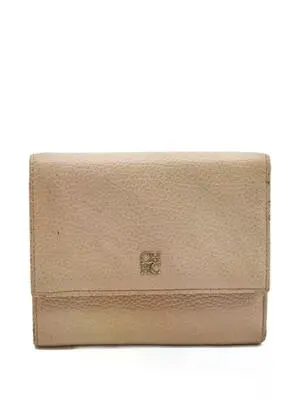 Carolina Herrera Leather Wallet - Neutrals
