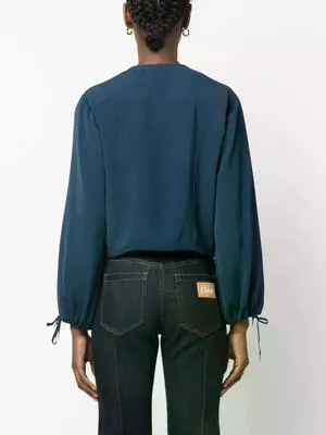 JEAN PAUL GAULTIER 1980s Collarless Buttoned Blouse