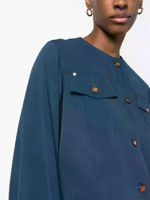 JEAN PAUL GAULTIER 1980s Collarless Buttoned Blouse