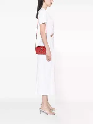 Gucci Gg Marmont Matelassé Mini Crossbody Bag - Red