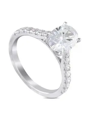 LB EXCLUSIVE 14k White Gold Diamond Ring