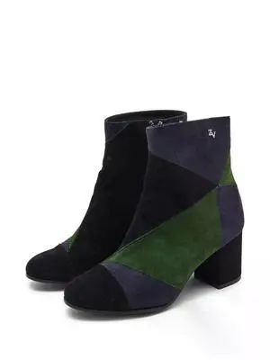 Zadig&Voltaire Patchwork Block-heel Boots - Black